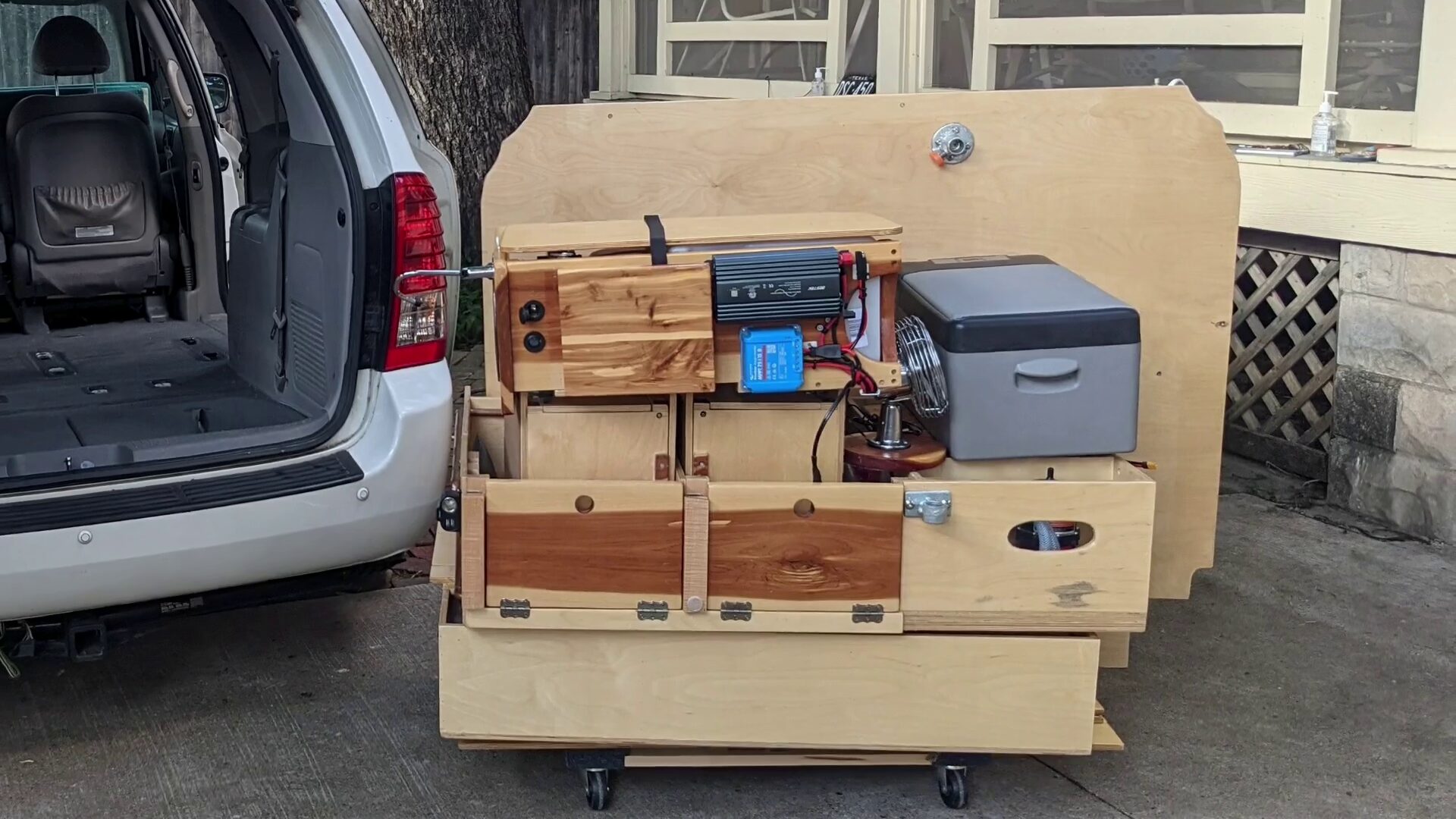 Understanding the build: Installing the Minivan Camper - small van life ...